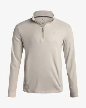 SPYDER Corduroy Quarter Zip Pullover - Bone