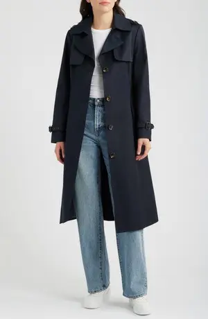 Sam Edelman Classic Belted Trench Coat