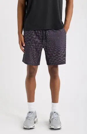 SANTO STUDIO Graphic Print Tech Shorts