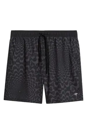 SANTO STUDIO Graphic Print Tech Shorts