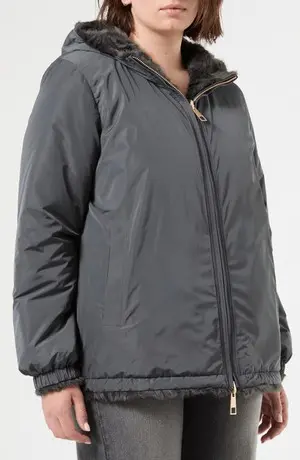 Marina Rinaldi Tesoro Faux Fur Zip Jacket
