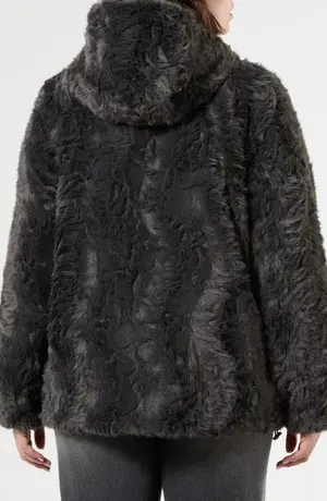 Marina Rinaldi Tesoro Faux Fur Zip Jacket