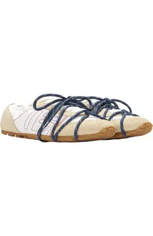Balmain Racer 45 Trainers In Nylon And Suede - Beige
