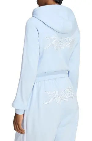 ADIDAS ORIGINALS Gfx Zip Crop Track Jacket - Crystalsky
