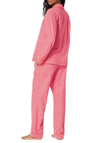 BEDHEAD PAJAMAS Print Organic Cotton Flannel Pajamas - Jane Gingham