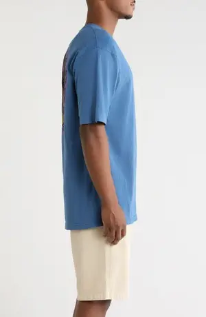 VANS Blotched Circle Cotton Graphic T-shirt