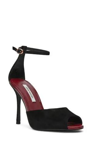 Steve Madden Steve Madden Phillipa Ankle Strap Stiletto Sandals Black Multi