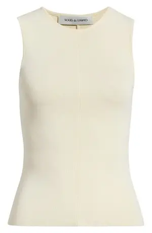 Solid & Striped The Lucerne Ribbed Tank
