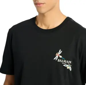 Balmain Embroidered Insect T-shirt