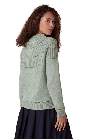 CELTIC & CO. Rib Stitch Yoke Oversized Jumper