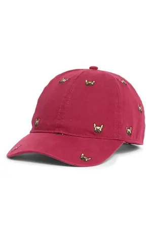 Treasure & Bond Embroidered Baseball Cap - Frenchie