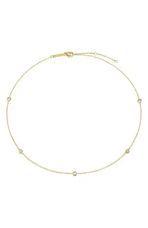 D.LOUISE D. Louise Multi Stone Chain Necklace