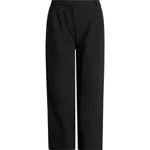 OPEN EDIT Icon Wide Leg Pleated Trousers