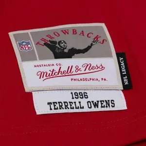 Mitchell & Ness Terrell Owens San Francisco 49ers 1996 Legacy Replica Player Jersey