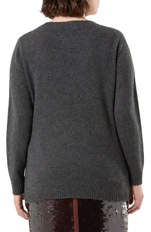 Marina Rinaldi Cashmere V-neck Sweater