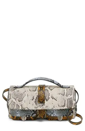 AIMEE Rebel Snake Embossed Leather Crossbody Bag - Snake Multi