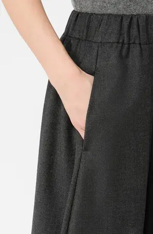 Max Mara Stretch Wool Midi Skirt