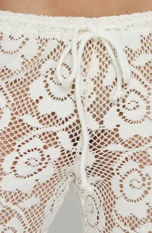 Princess Polly Rosadonna Lace Flared Pants