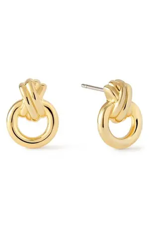 ANA LUISA Mini Remi Knot Stud Earrings - Gold