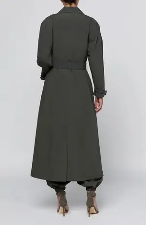 L'Agence Axel Windbreaker Trench Coat