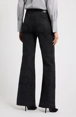 Kobi Halperin Zane Damask High Waist Bootcut Jeans