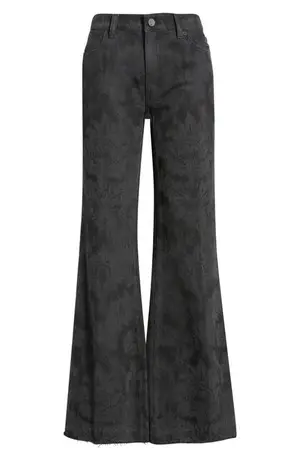 Kobi Halperin Zane Damask High Waist Bootcut Jeans