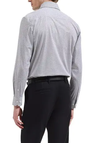 Bugatchi Devon Ooohcotton Stretch Button Up Shirt