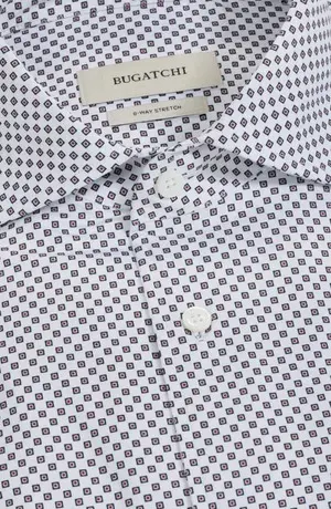 Bugatchi Devon Ooohcotton Stretch Button Up Shirt