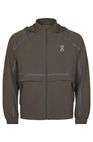 On Performance Volt Jacket With Textured Shell And Zip Pockets - Espresso