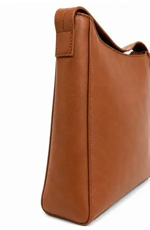 Écotorie Brigitte Leather Crossbody Bag - Cognac
