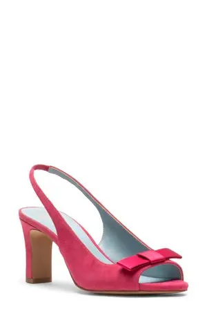 FRANCES VALENTINE Reese Slingback Pumps - Raspberry