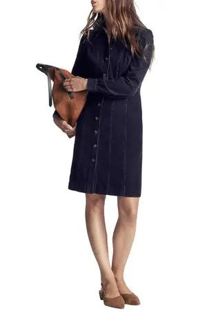 Boden Rhoda Corduroy Mini Shirt Dress