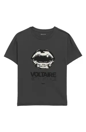 Zadig&Voltaire Tommer Hc Tour Lips Graphic Tee