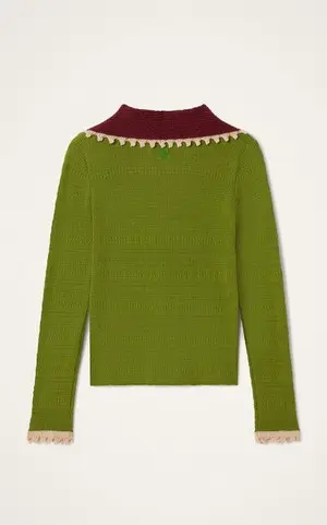 La DoubleJ Picket Polo Jumper