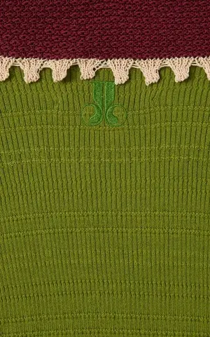 La DoubleJ Picket Polo Jumper