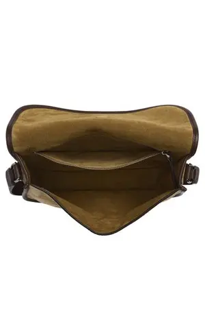 Valentino Garavani Antibes Suede Crossbody Bag - Beige