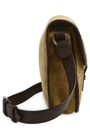 Valentino Garavani Antibes Suede Crossbody Bag - Beige
