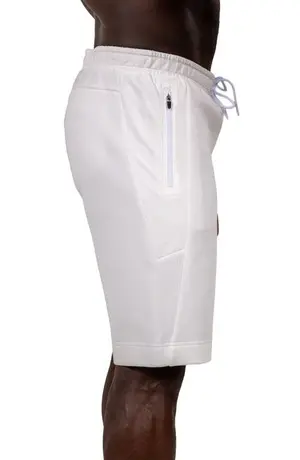 MACEOO Marthyr Cotton Blend Jersey Shorts - White