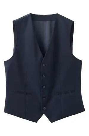 Mango Slim Fit Suit Vest