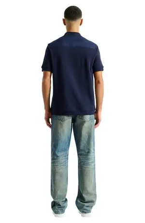 Balmain Embroidered Insect Polo - Blue