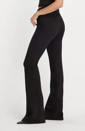 Good American High Waist Flare Jeans