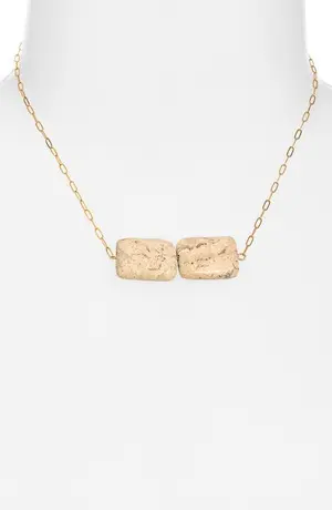 HOUSE OF OLIA Godeissa Bar Pendant Necklace