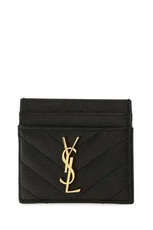 Saint Laurent Leather Card Holder