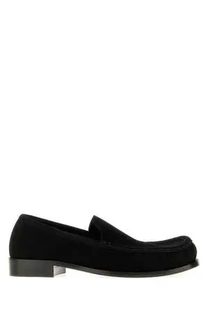 Dries Van Noten Suede Loafers - Black
