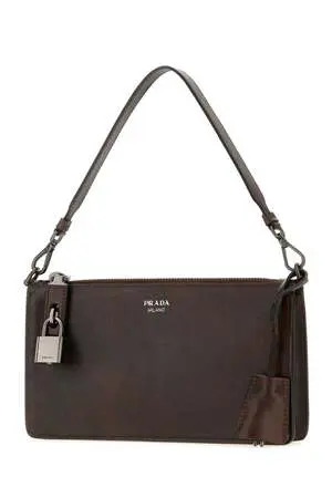 Prada Dark Leather Card Holder