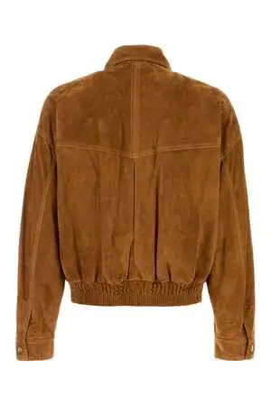 Versace Lamb Leather Blouson Jacket - Multicolor