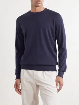 Zegna Cashmere And Silk-blend Sweater