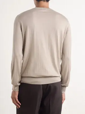 Zegna Cashmere And Silk-blend Sweater