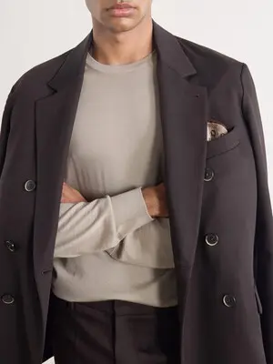 Zegna Cashmere And Silk-blend Sweater