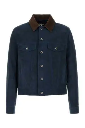 Loewe Suede Jacket - Blue